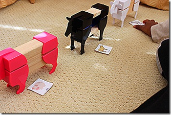 Totally Tots: Play With Me ~ Farm Animal Block Mates & Unit Blocks